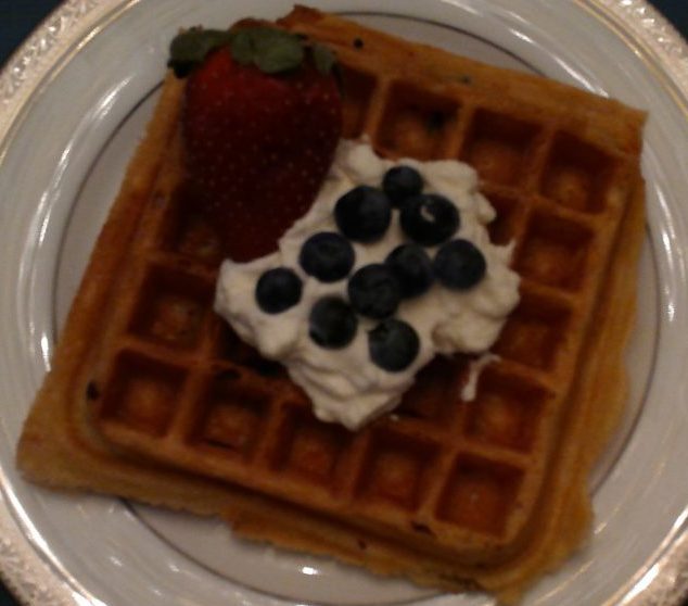Blueberry Waffles - My Dragonfly Cafe